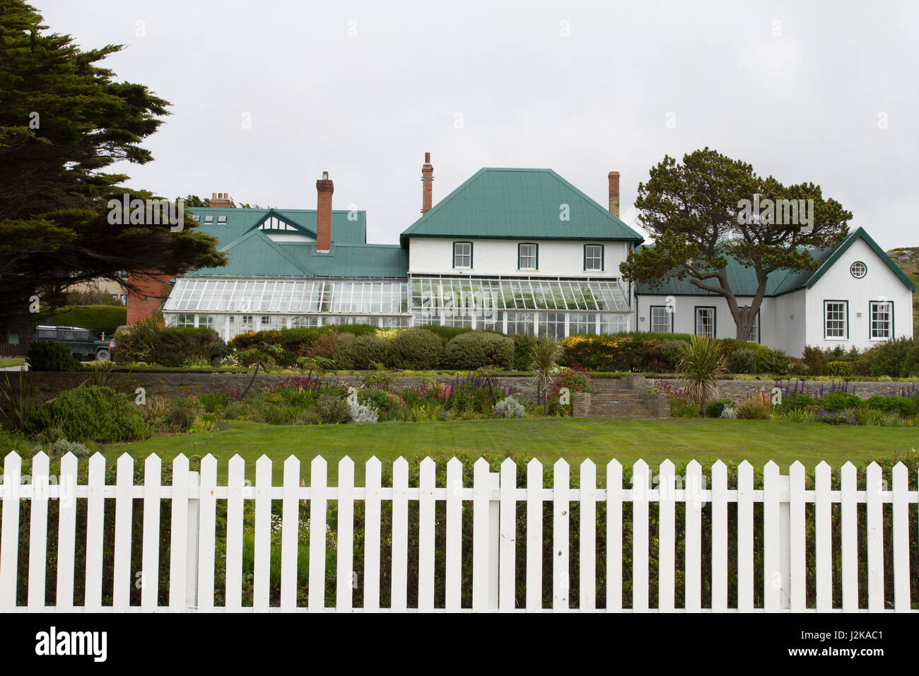 Falkland islands stanley governors house hi-res stock photography and ...