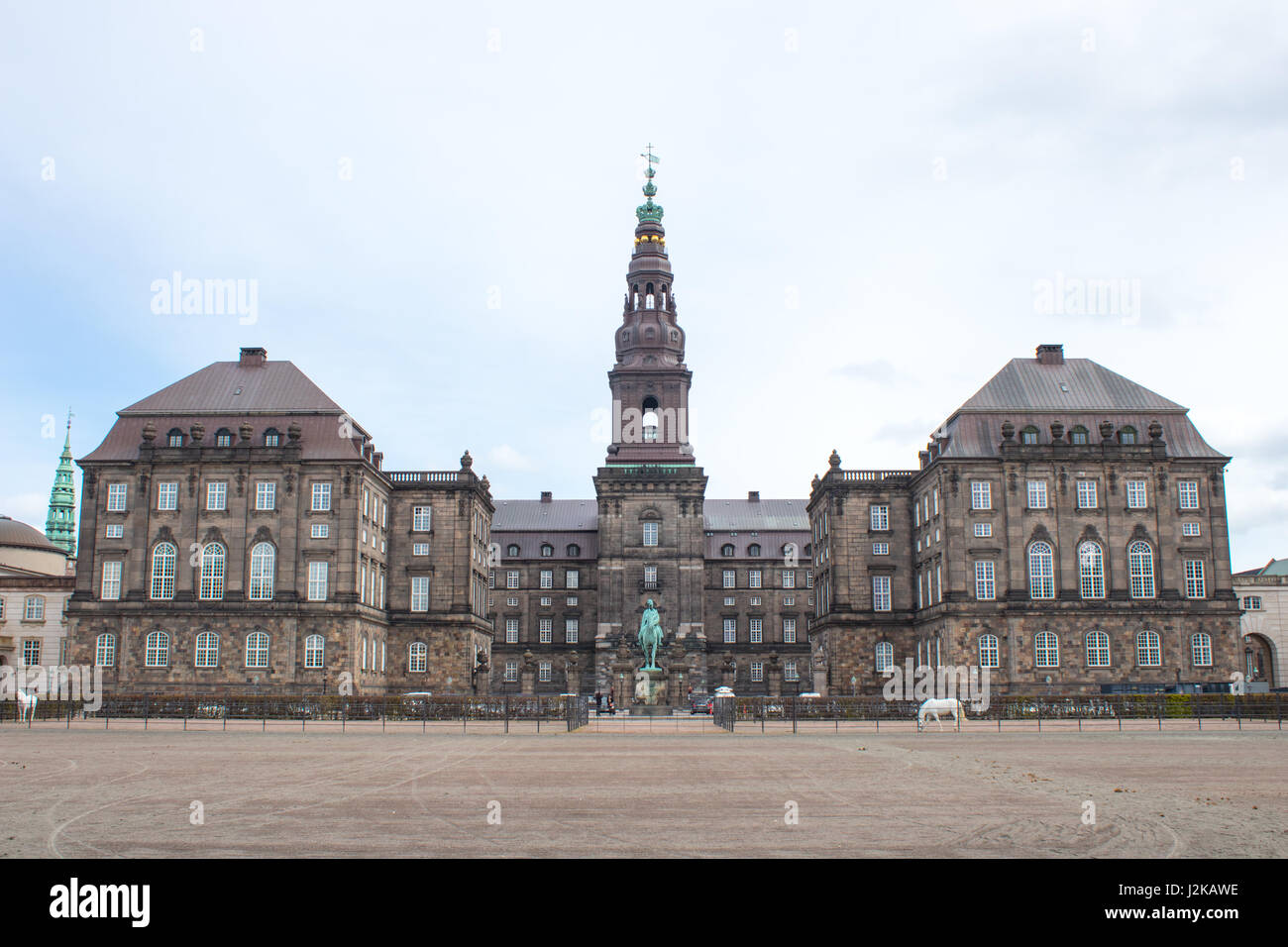 Christiansborg Palace in Copenhagen, the capital of Denmark Stock Photo ...