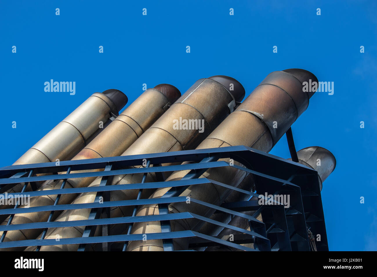Ship funnel hi-res stock photography and images - Alamy