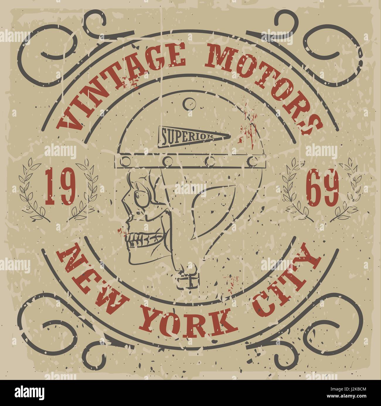 Motorcycle rider shirt graphics Stock Vector Images - Alamy