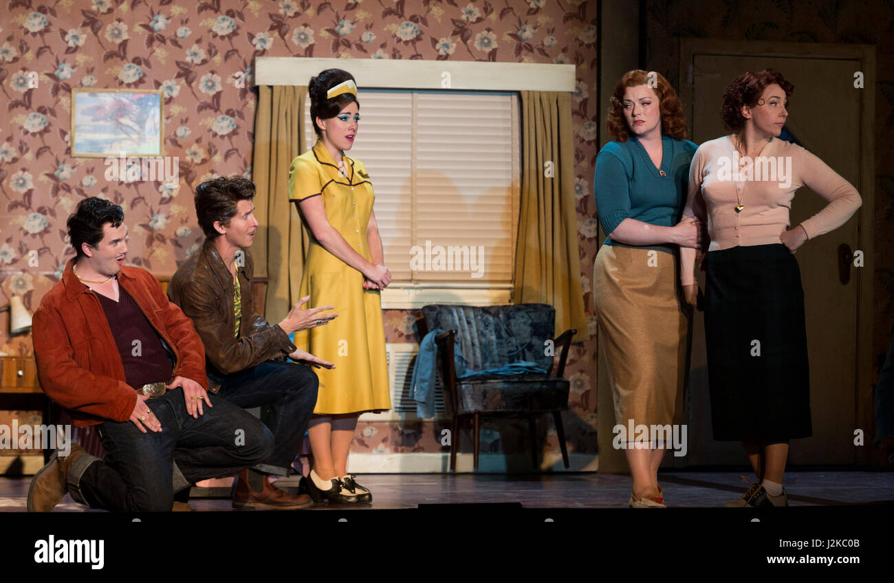 L-R: Marcus Farnsworth as Guglielmo, Randall Bills as Ferrando, Mary ...