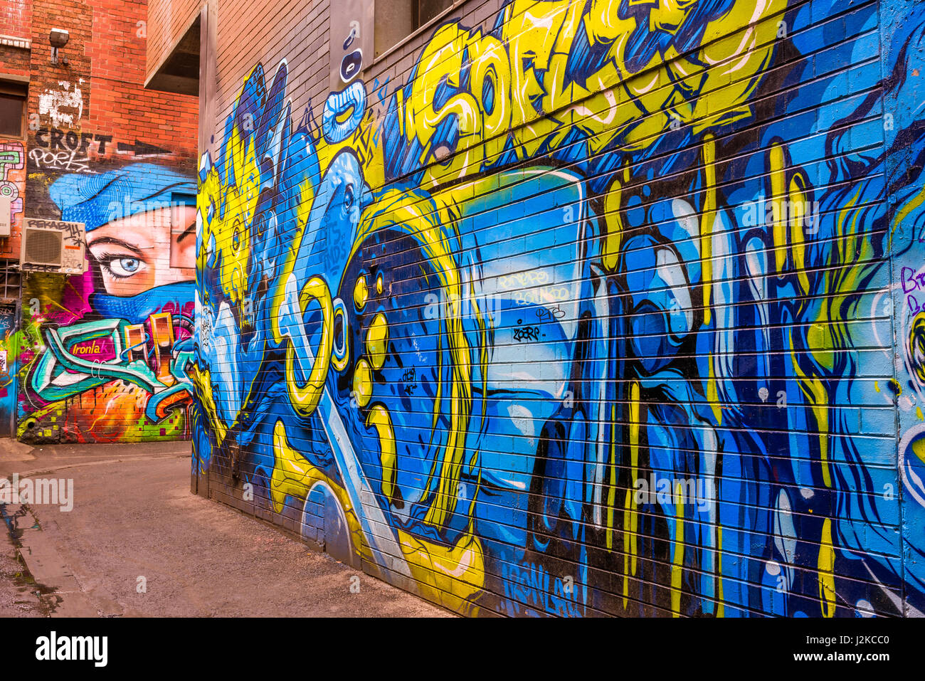 Croft alley melbourne australia hi-res stock photography and images - Alamy