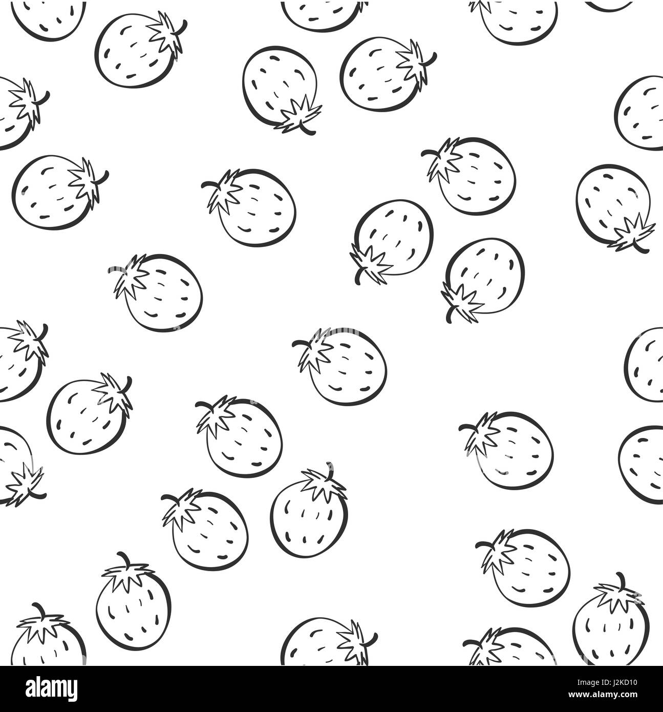 Pattern of fruit style collection stock Stock Vector Image & Art - Alamy