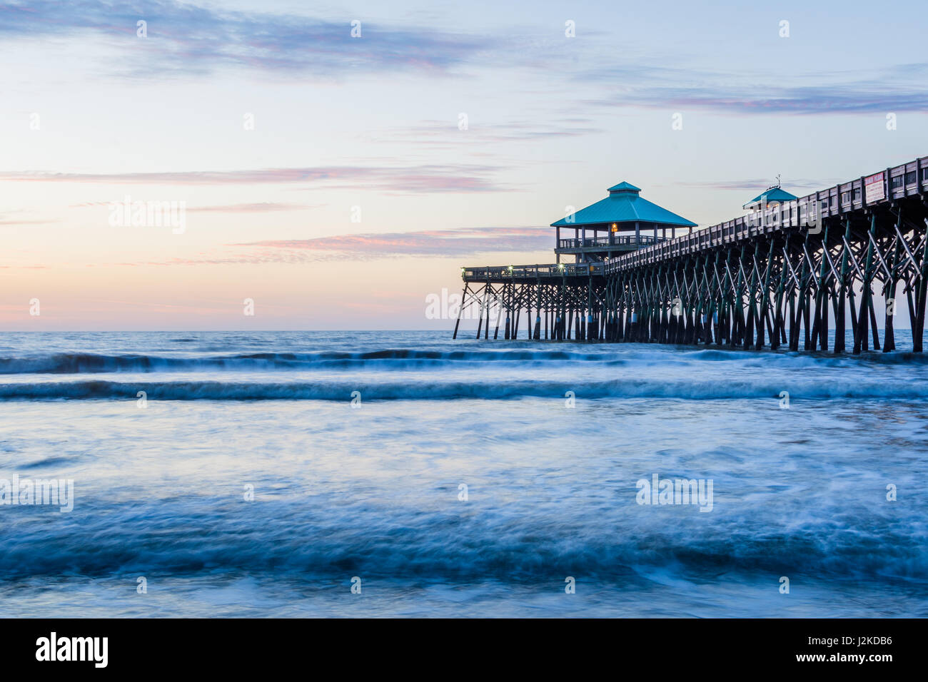 Folly beach pier hi-res stock photography and images - Alamy
