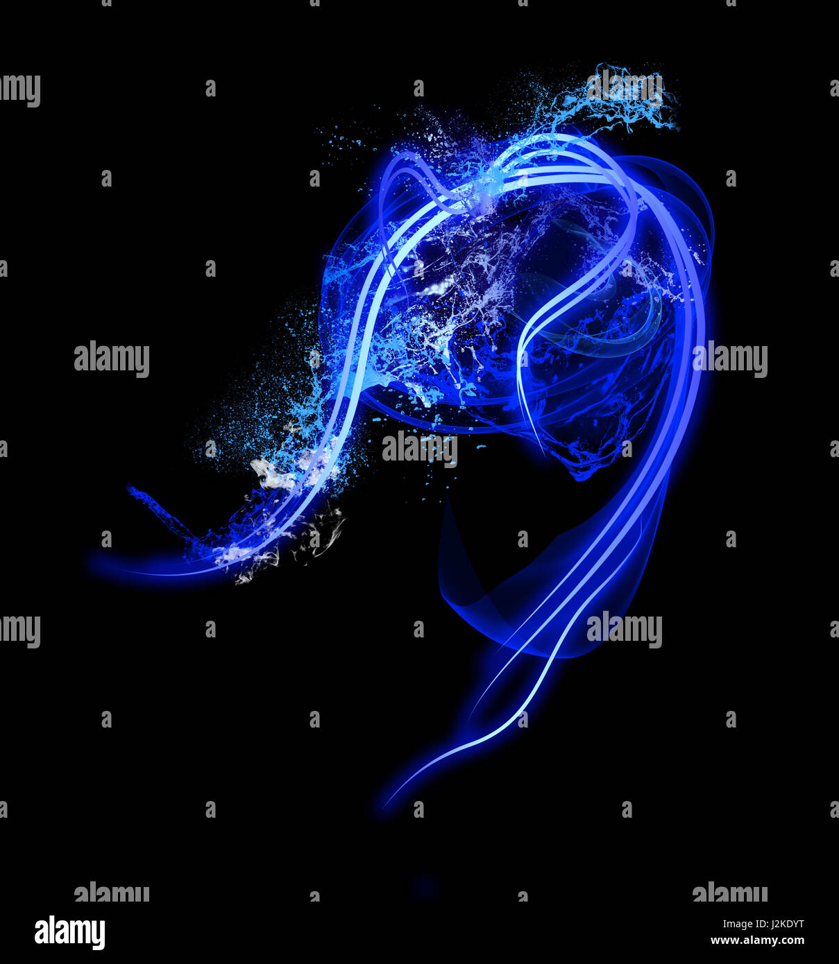 Neon splash hi-res stock photography and images - Alamy