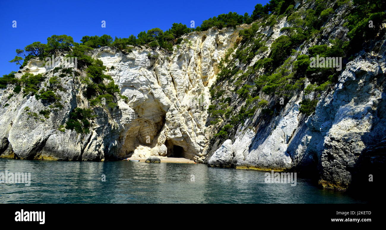 Coast of Puglia.Location (Vieste Stock Photo - Alamy