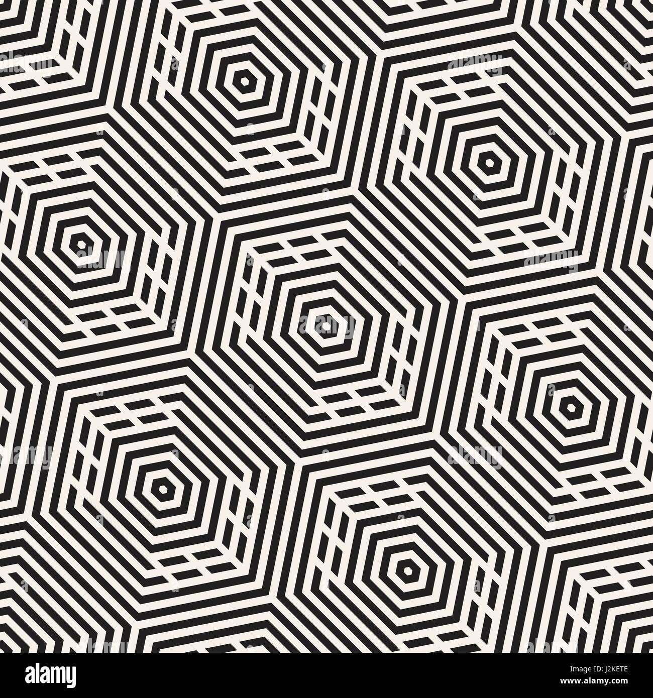 Vector Seamless Pattern. Modern Geometric Texture. Repeating Lattice ...