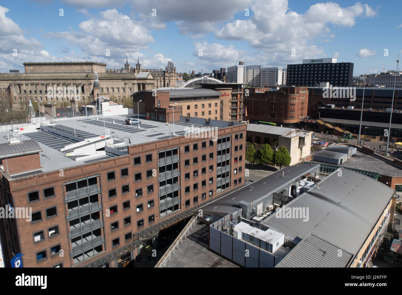 Liverpool City Centre rooftop views Stock Photo - Alamy