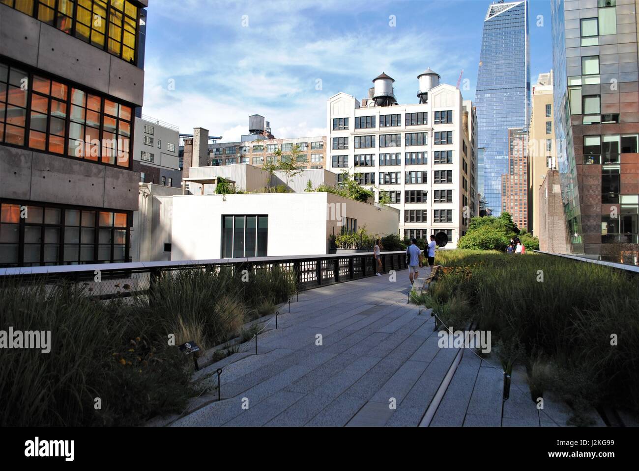 Amazing High Line Park views, NYC Stock Photo - Alamy