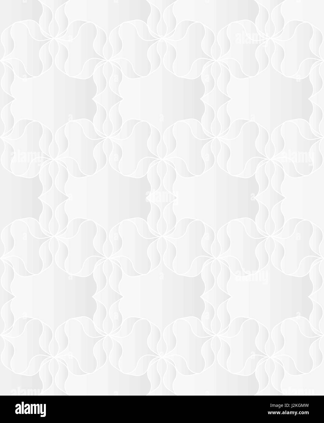 Neutral white texture. Abstract geometric background with 3d bas relief ...