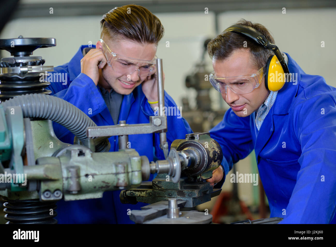solving the machine problem Stock Photo - Alamy