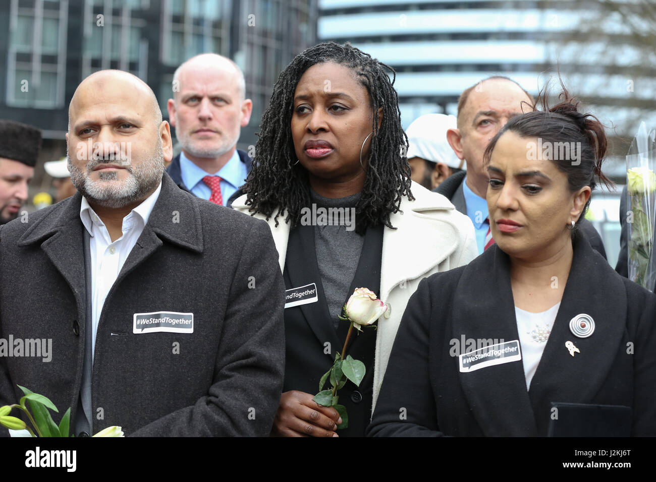 Colleagues of PC Keith Palmer, who was killed by the terrorist attack ...