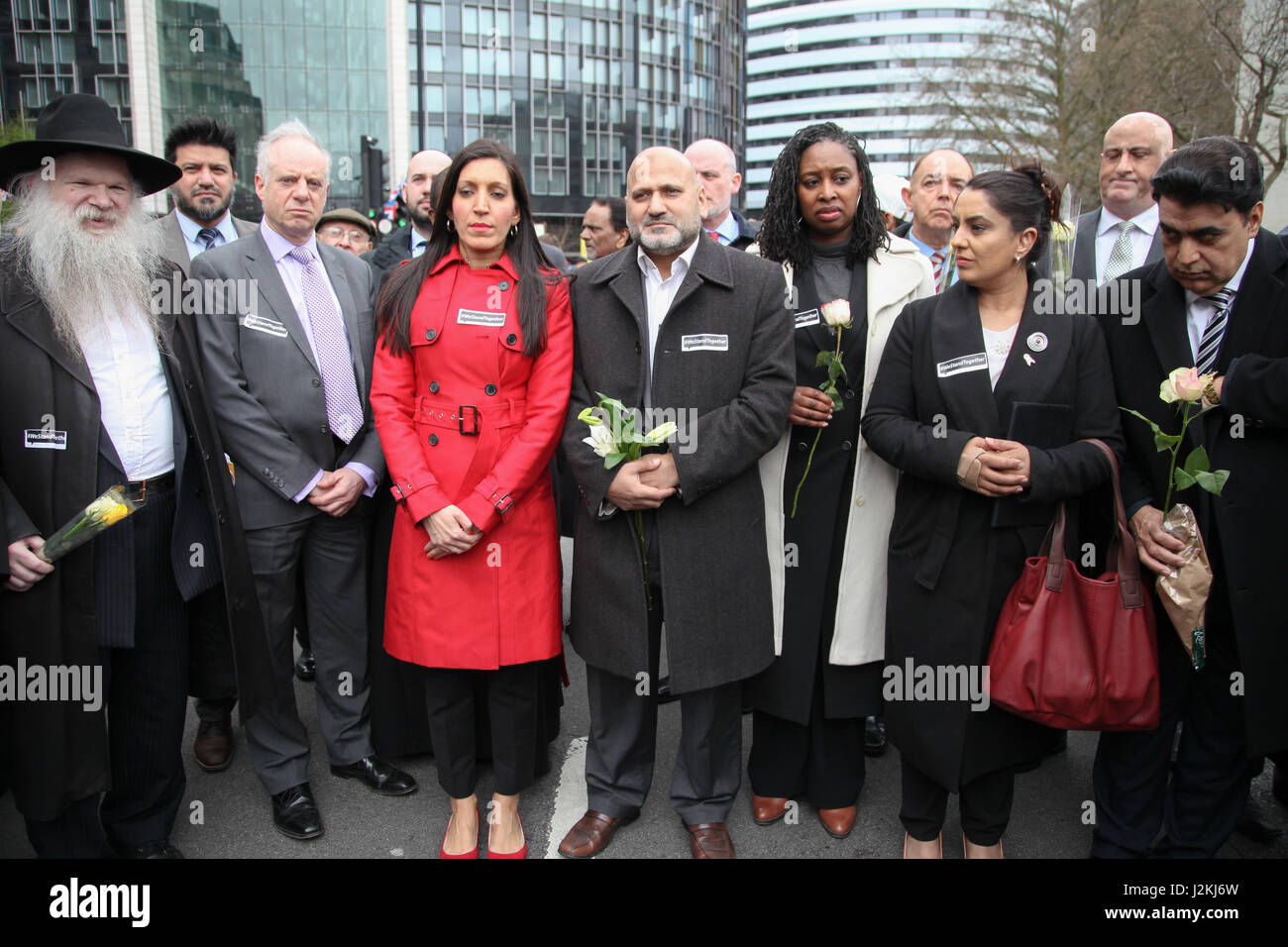Colleagues of PC Keith Palmer, who was killed by the terrorist attack ...