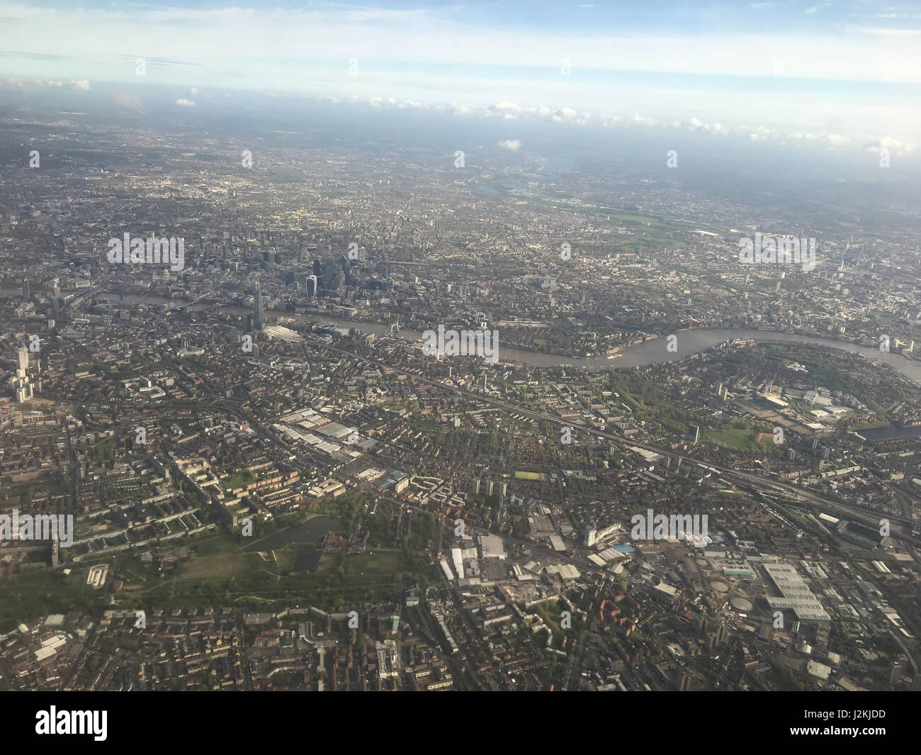Aerial view map london hi-res stock photography and images - Alamy