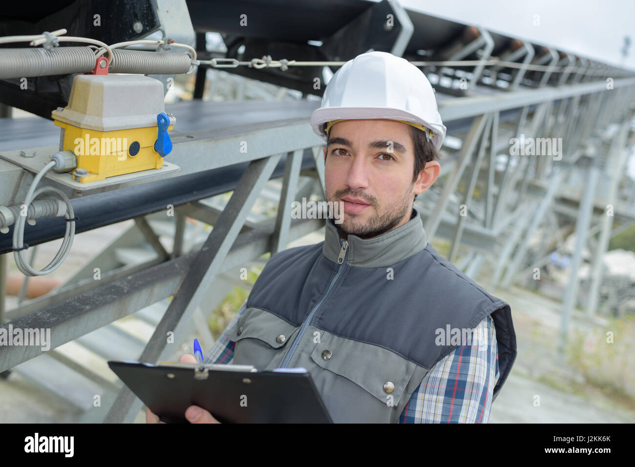 survey on the factory Stock Photo - Alamy