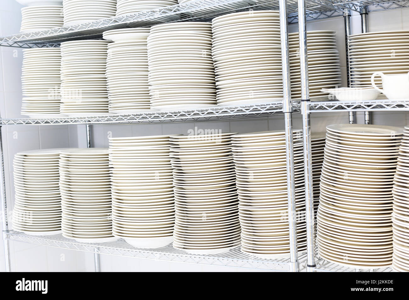 Piles of Plates Stock Photo - Alamy