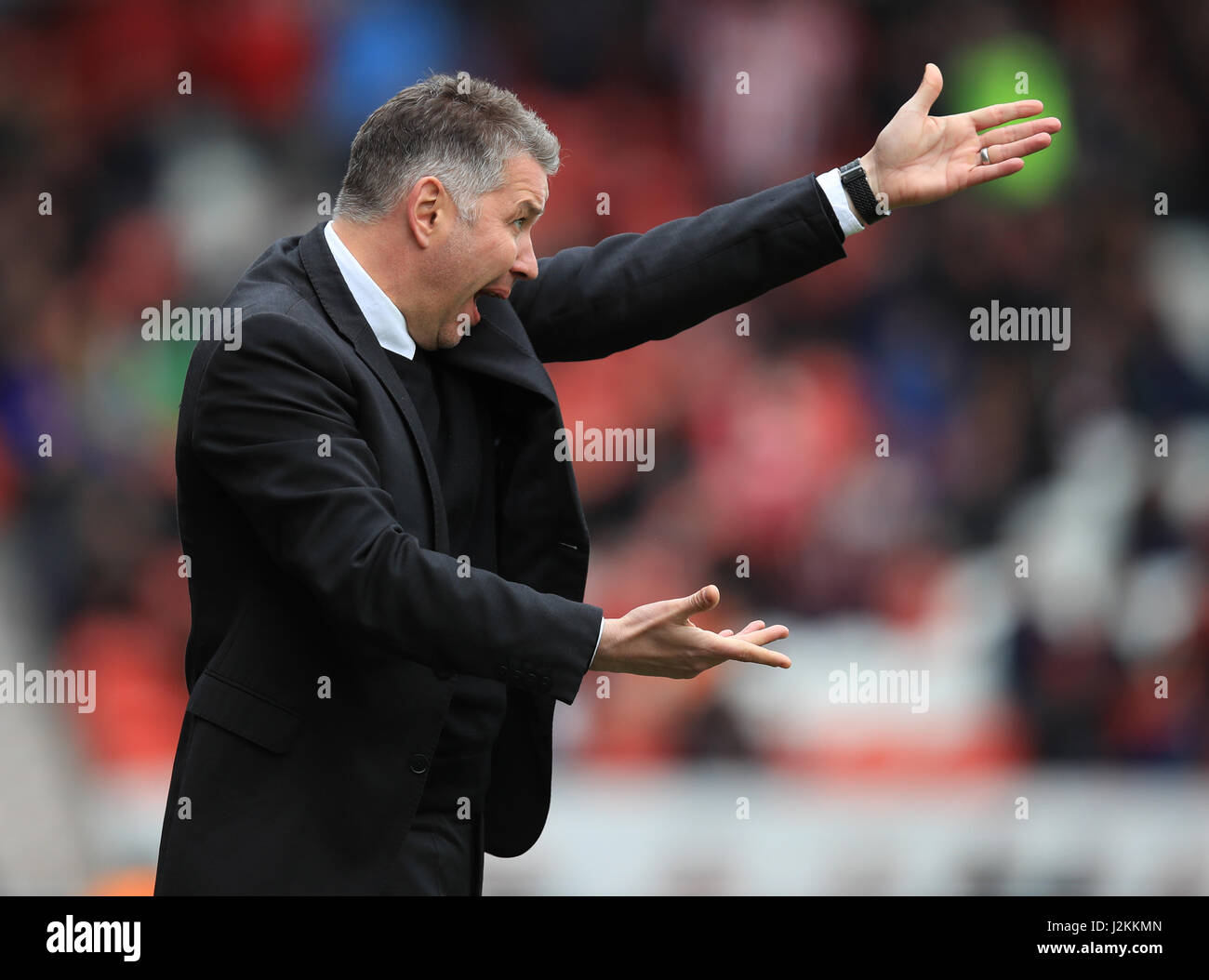Doncaster Rovers' manager Darren Ferguson during the Sky Bet League Two ...