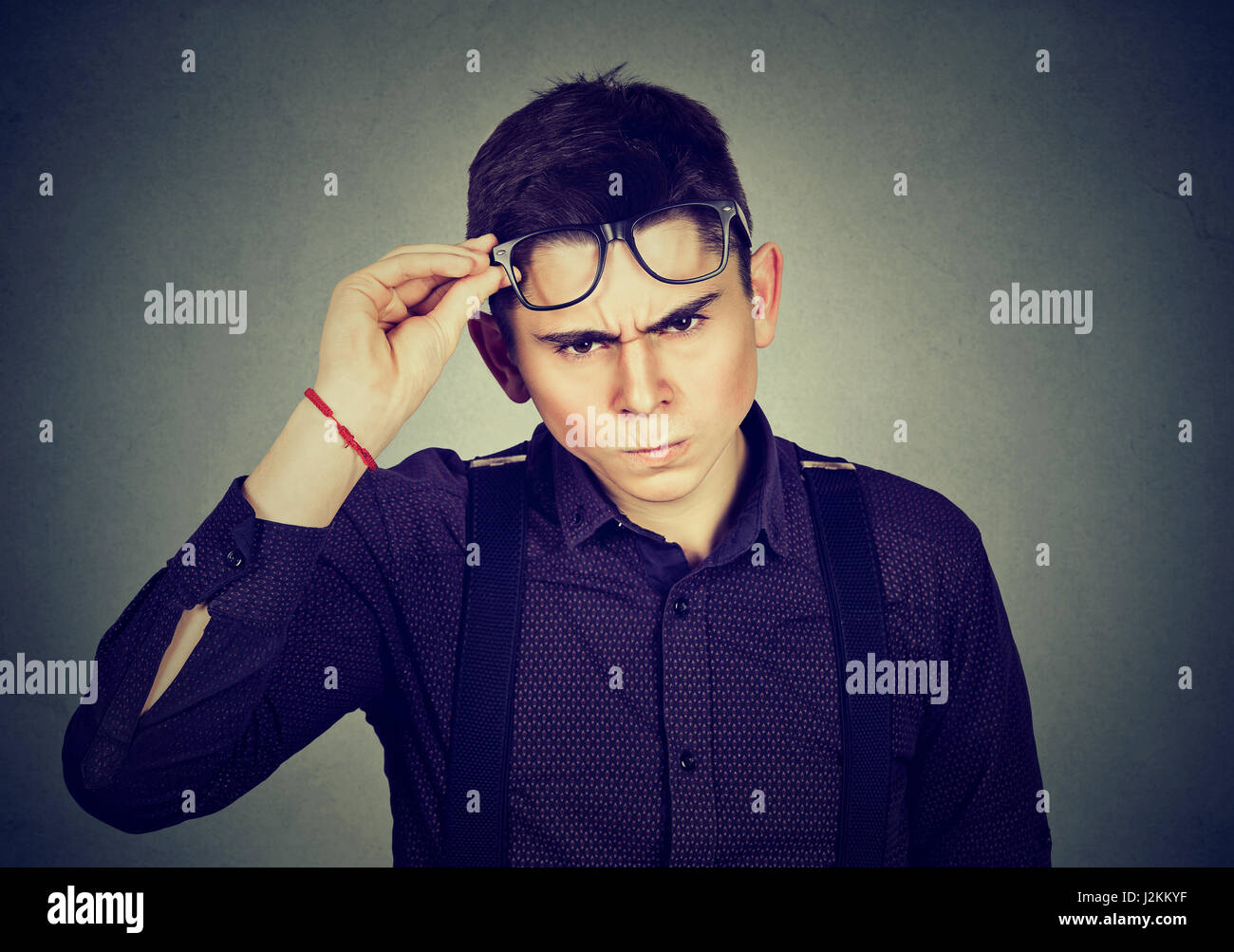 Angry teacher boy hi-res stock photography and images - Alamy