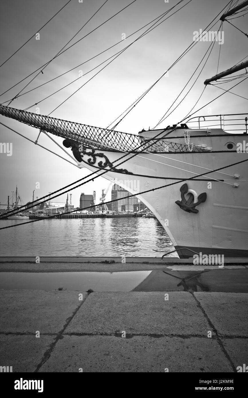 Sailing in baltic Black and White Stock Photos & Images - Alamy
