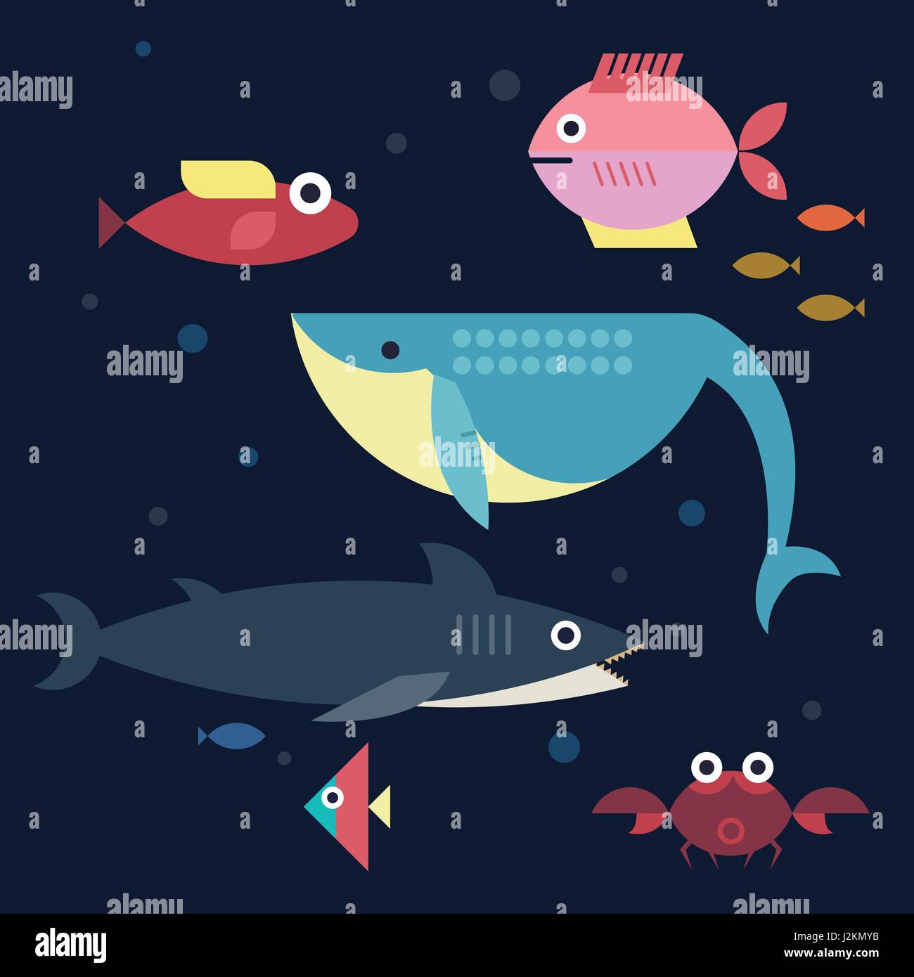 Shark pack vector Stock Vector Images - Alamy