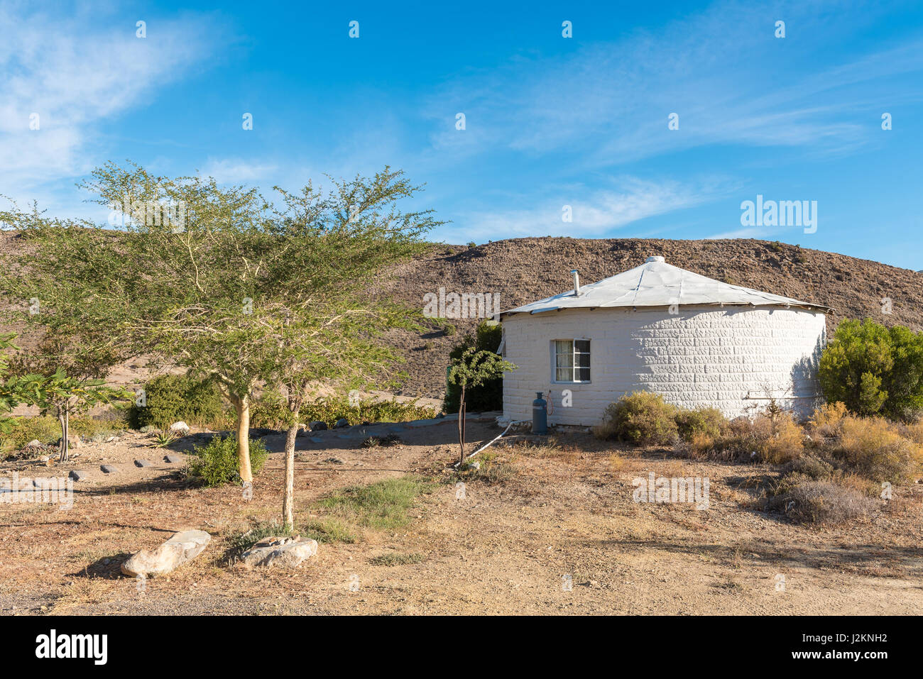 MONTAGU, SOUTH AFRICA - MARCH 25, 2017: The ablution facilities at the ...