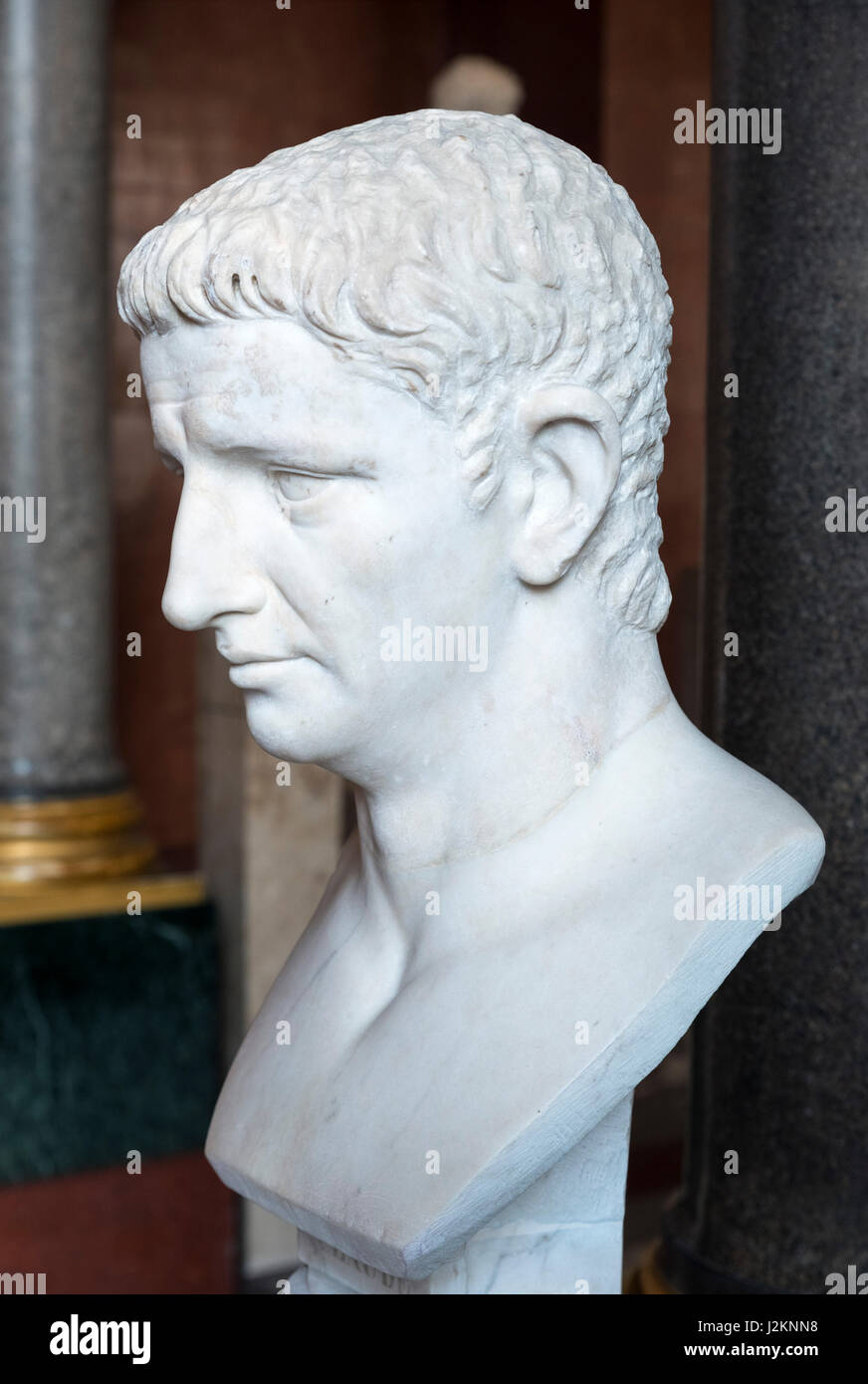 Claudius. Marble bust of the Emperor Claudius (10 BC – 54 AD), fourth ...