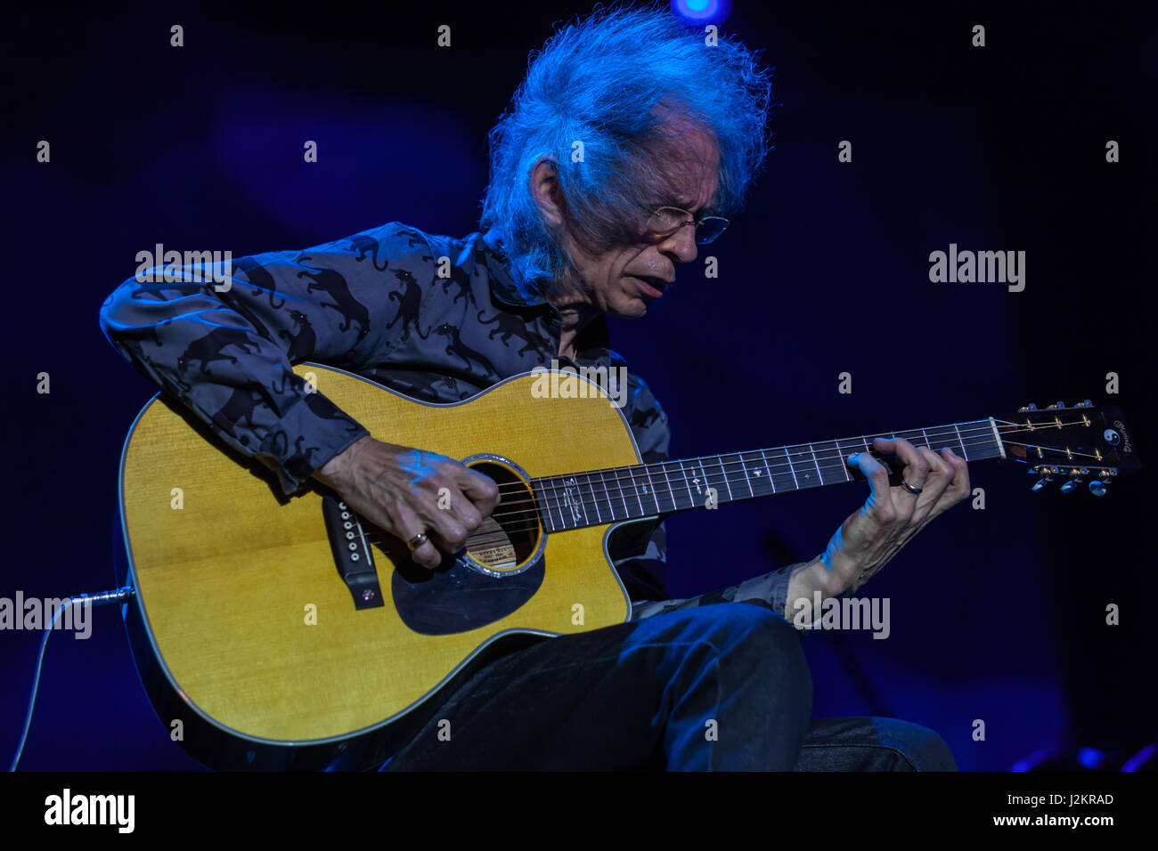 Steve Howe, guitarist of the progressive rock band Yes at Bluesfest ...