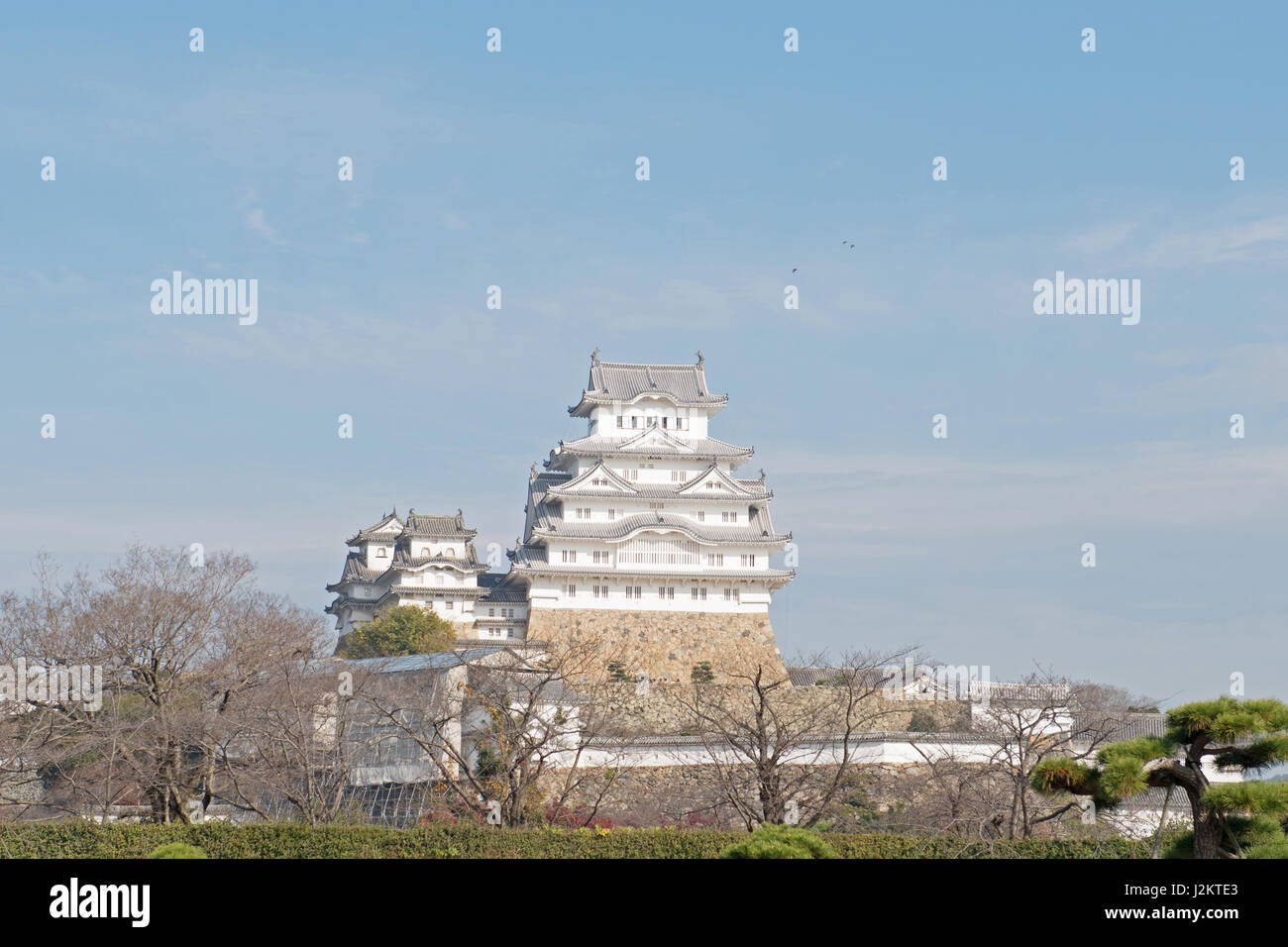 Himeji Castle in Japan, also called the white Heron castle - UNESCO ...