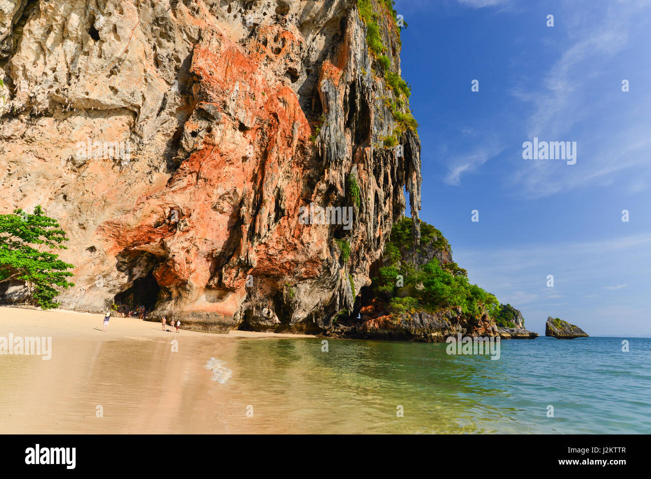 Phra nang cave beach. The beach is a famous travel destination in Krabi ...