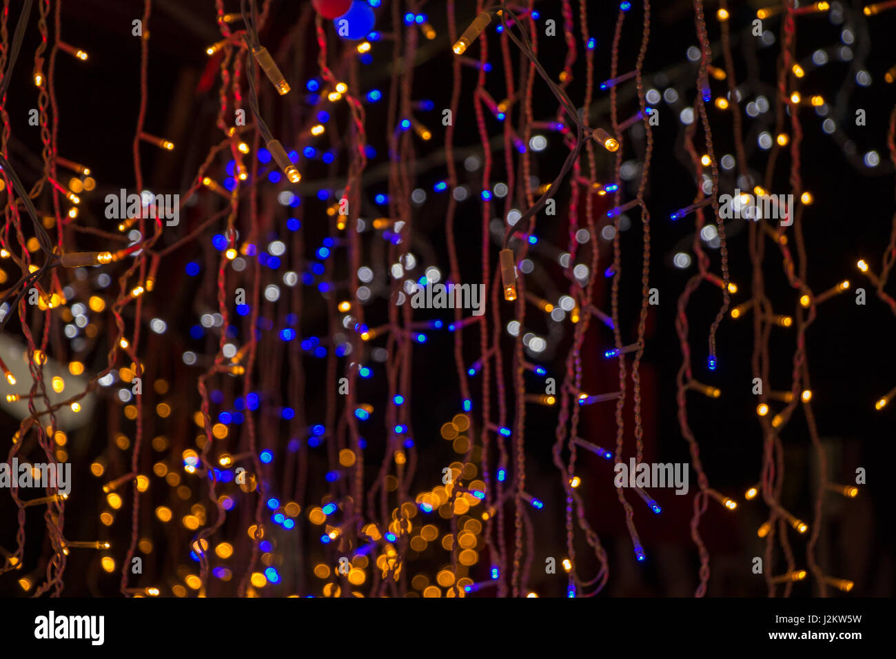 Christmas lights and party lights of a certain type Stock Photo - Alamy