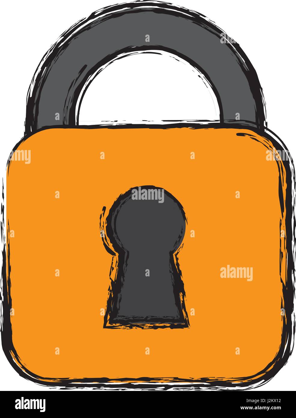 security padlock icon Stock Vector Image & Art - Alamy