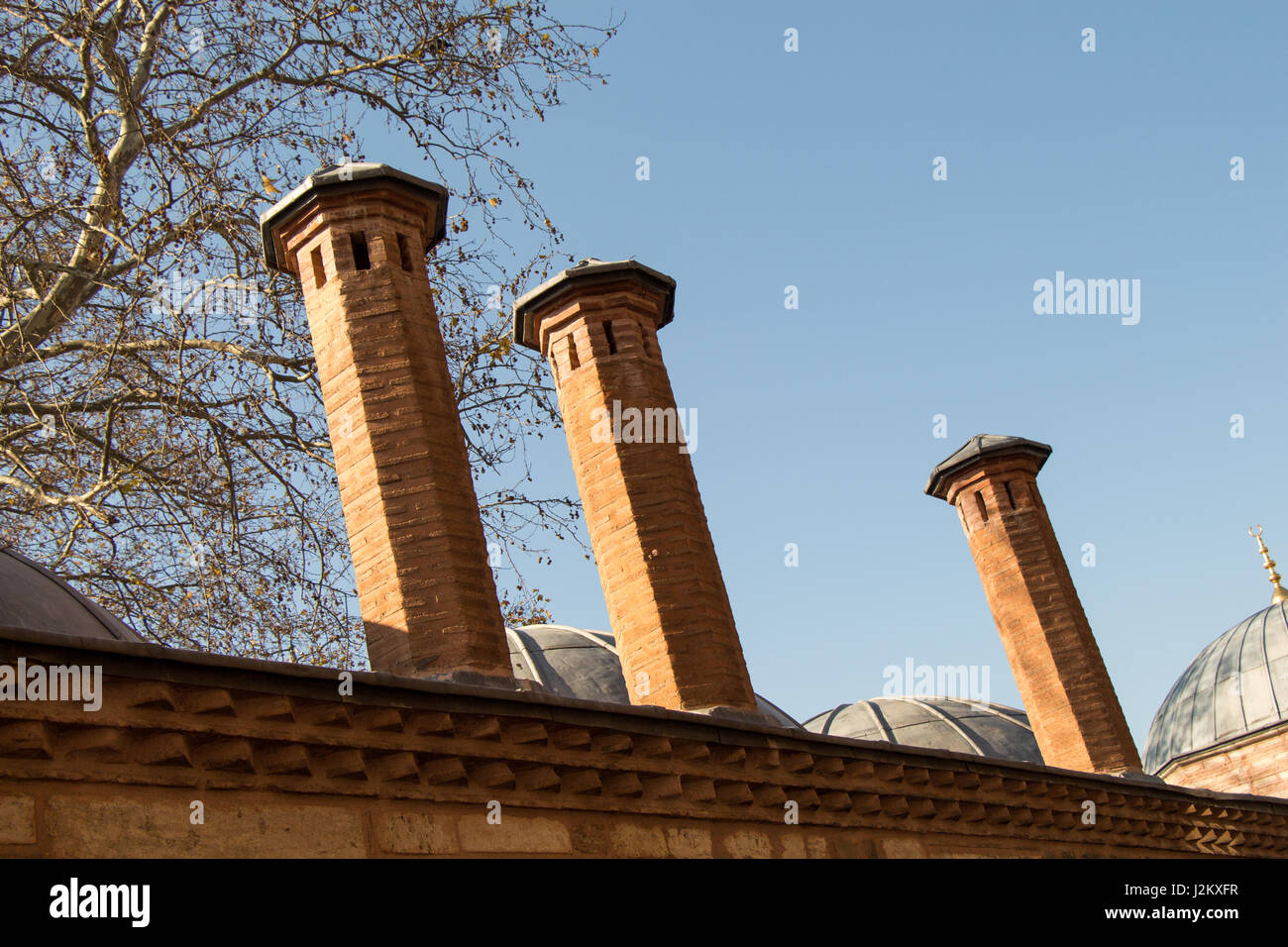 Roof Example of Ottoman Turkish architecture in Istanbul Stock Photo ...
