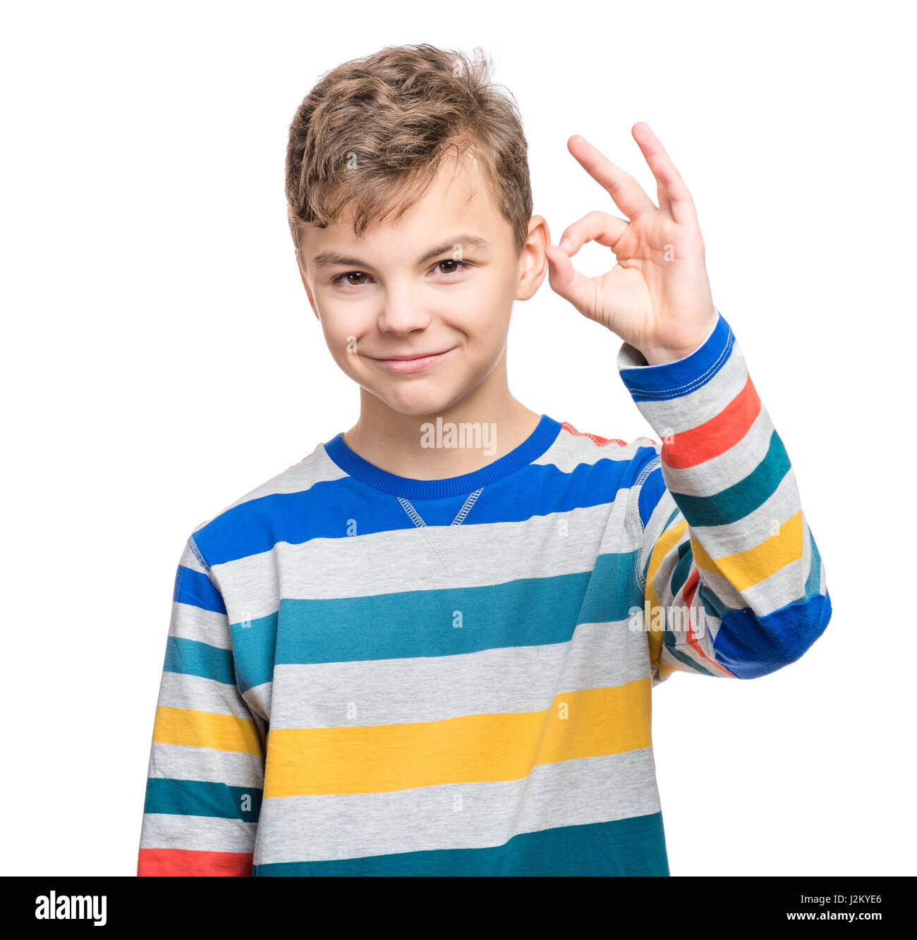 Emotional portrait of teen boy Stock Photo - Alamy