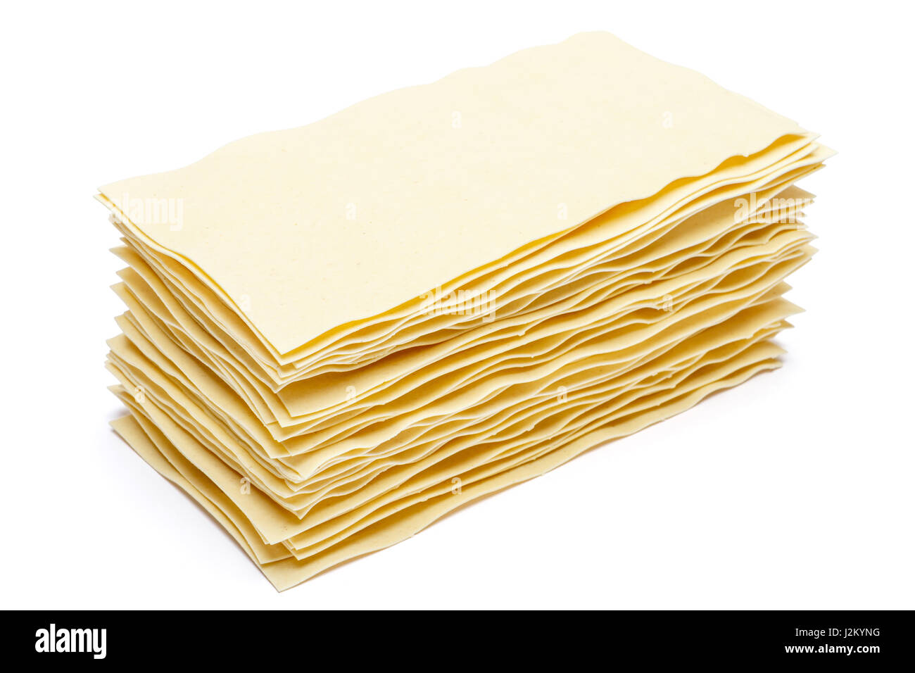 dried uncooked lasagna pasta sheets Stock Photo - Alamy