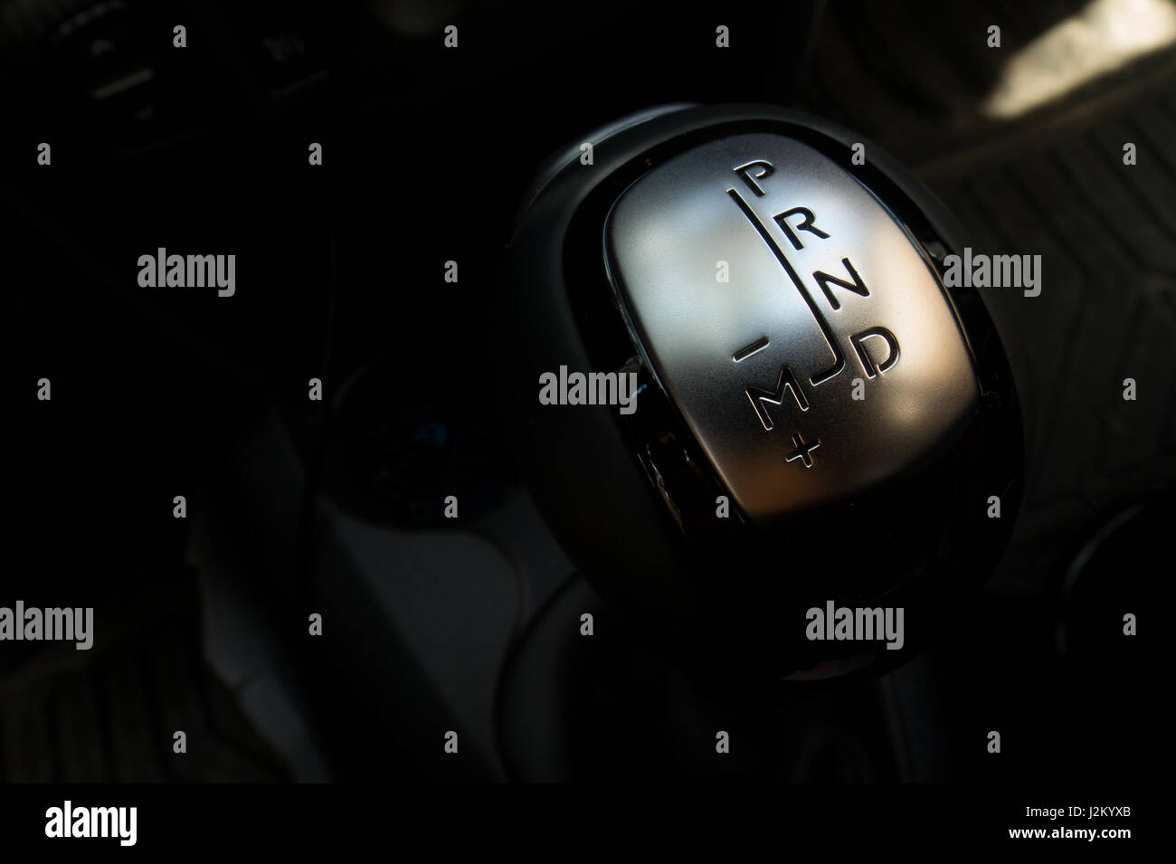 Shifting Automatic car stick Stock Photo - Alamy