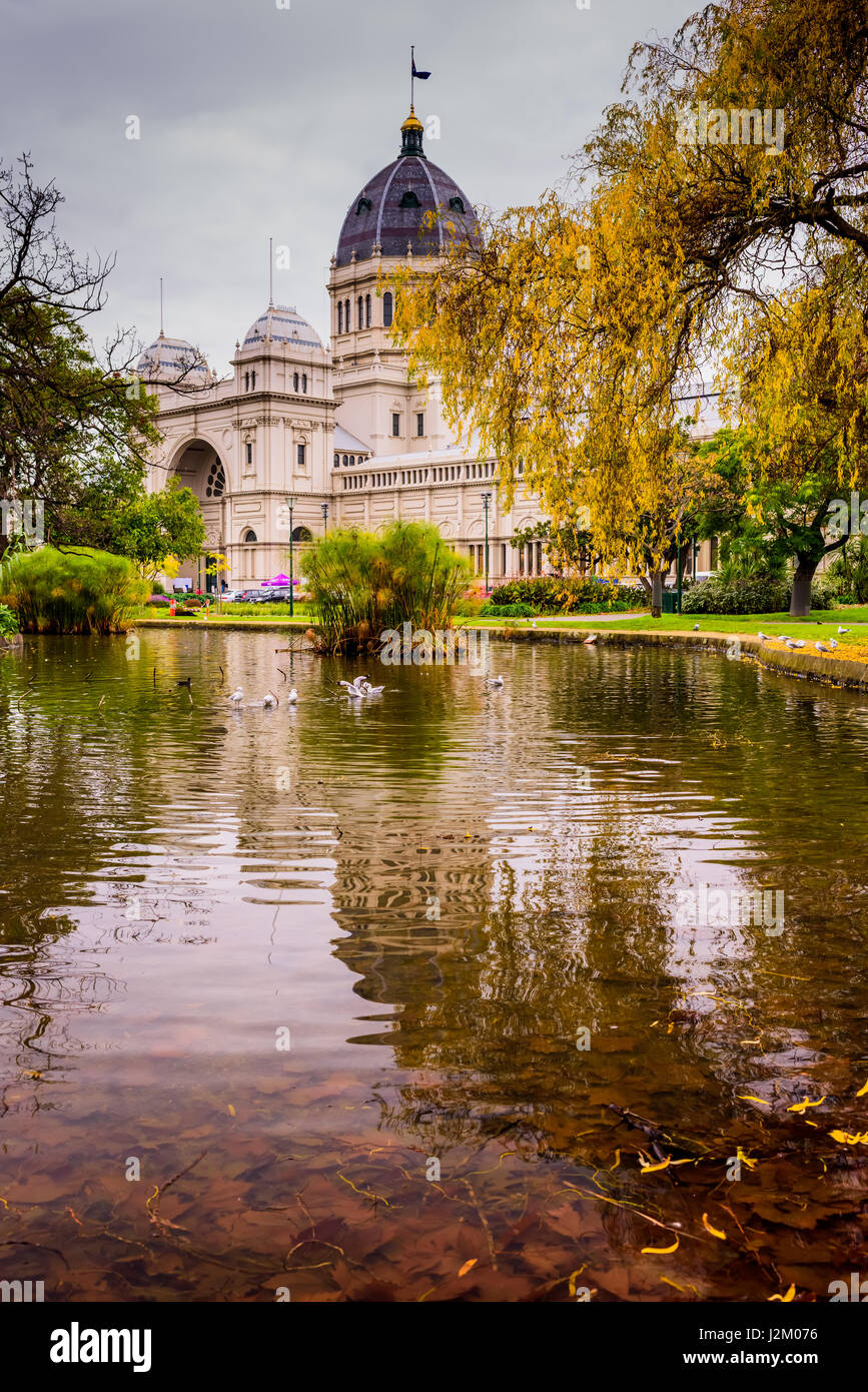 Carlton Gardens and the Royal Exhibition Building in Melbourne ...
