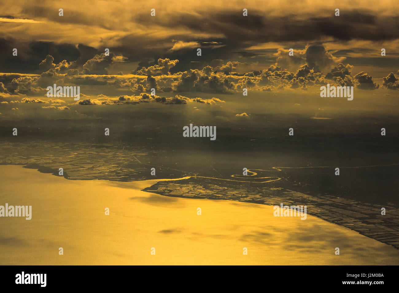 High angle view of plane Stock Photo - Alamy