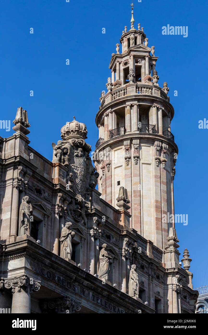 Old post office in Barcelona, Spain Stock Photo - Alamy