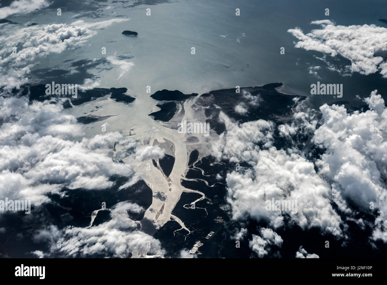 High angle view of plane Stock Photo - Alamy