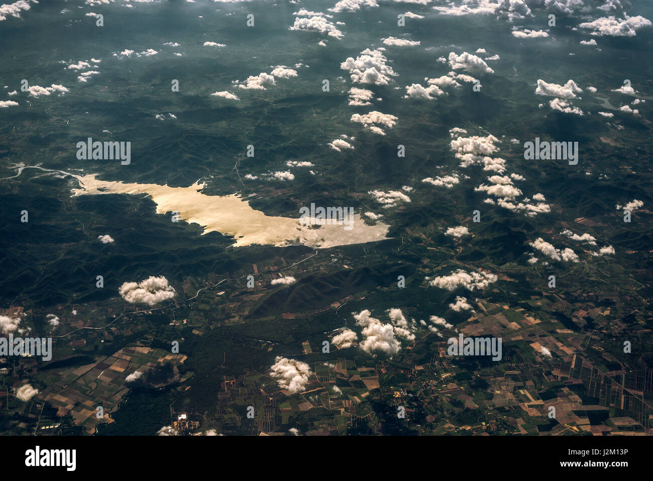 High angle view of plane Stock Photo - Alamy