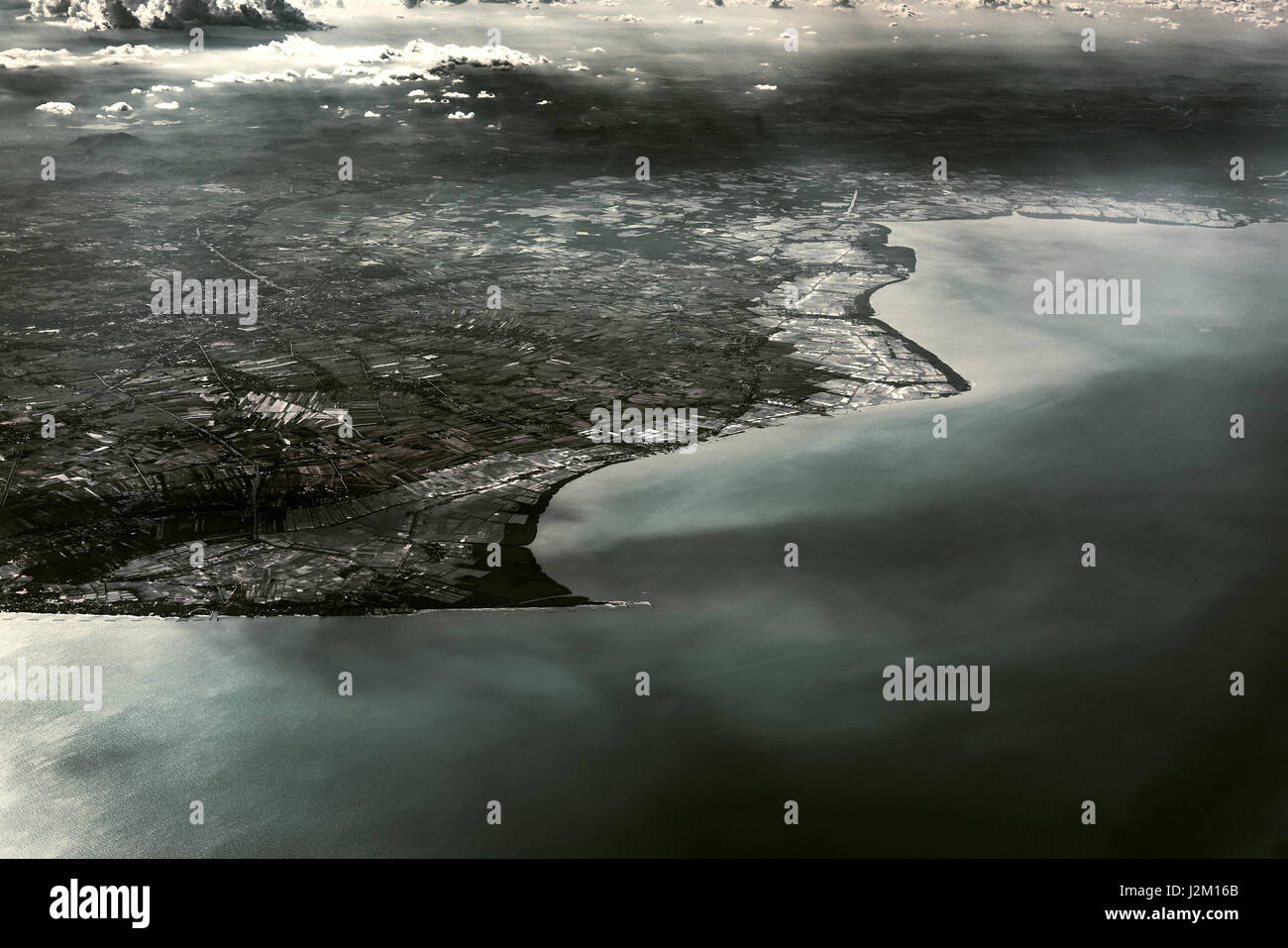 High angle view of plane Stock Photo - Alamy