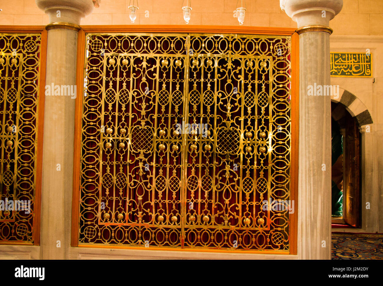 Example of Ottoman art patterns applied on metals Stock Photo - Alamy