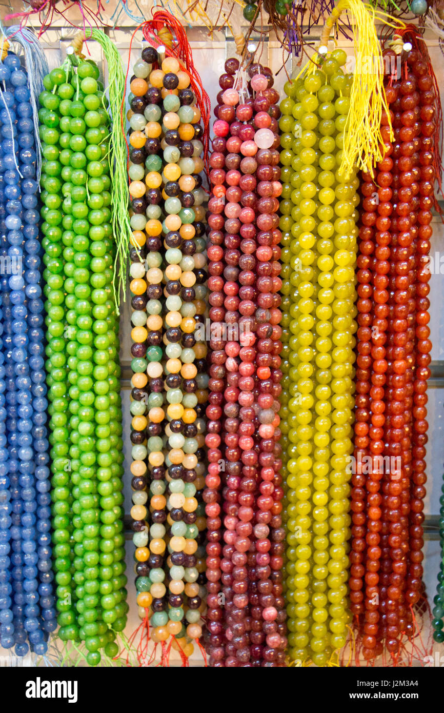 Set of praying beads of various colors Stock Photo - Alamy