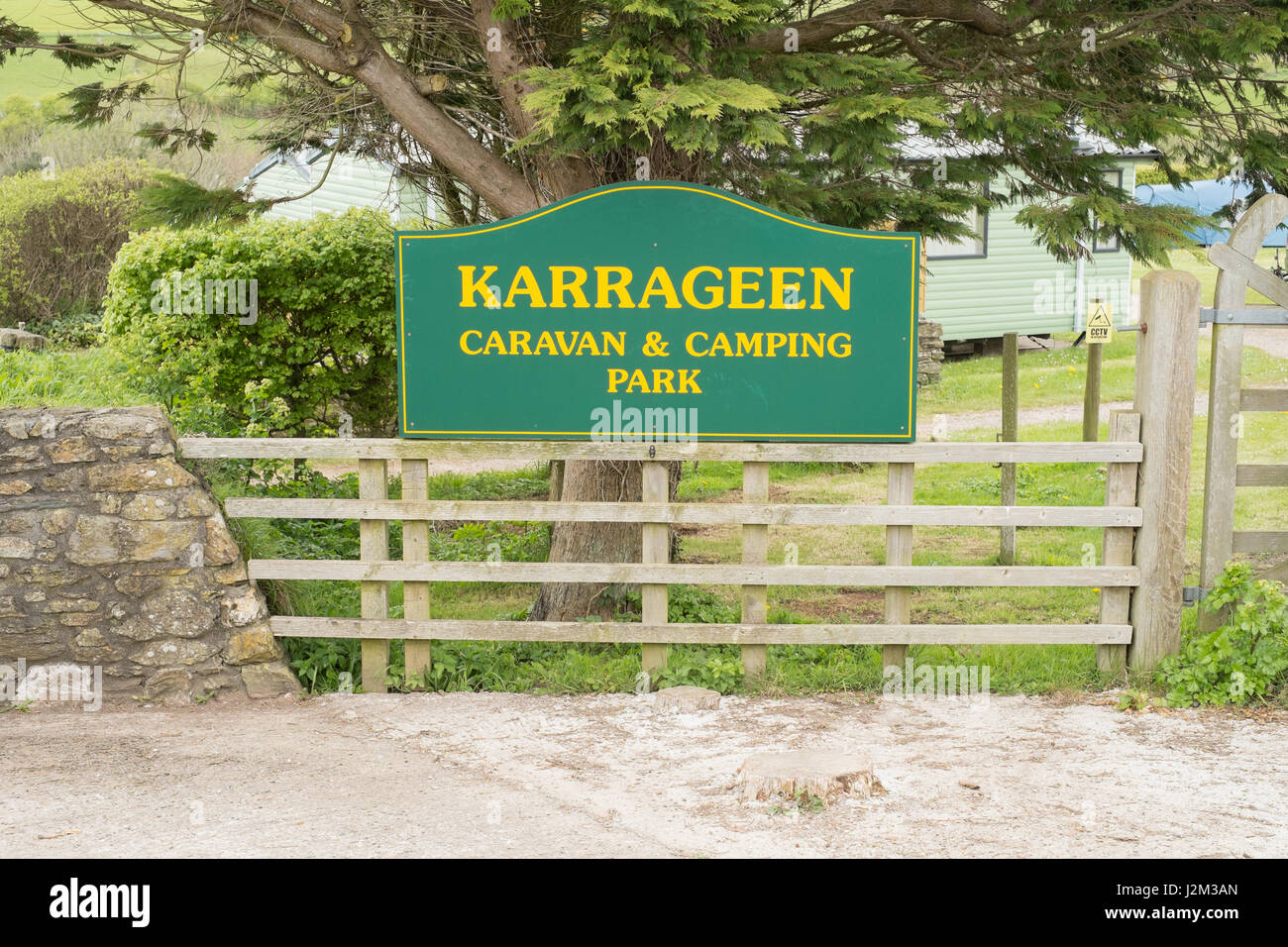 Karrageen Caravan and camping park, Bolberry, Hope Cove, South Devon ...