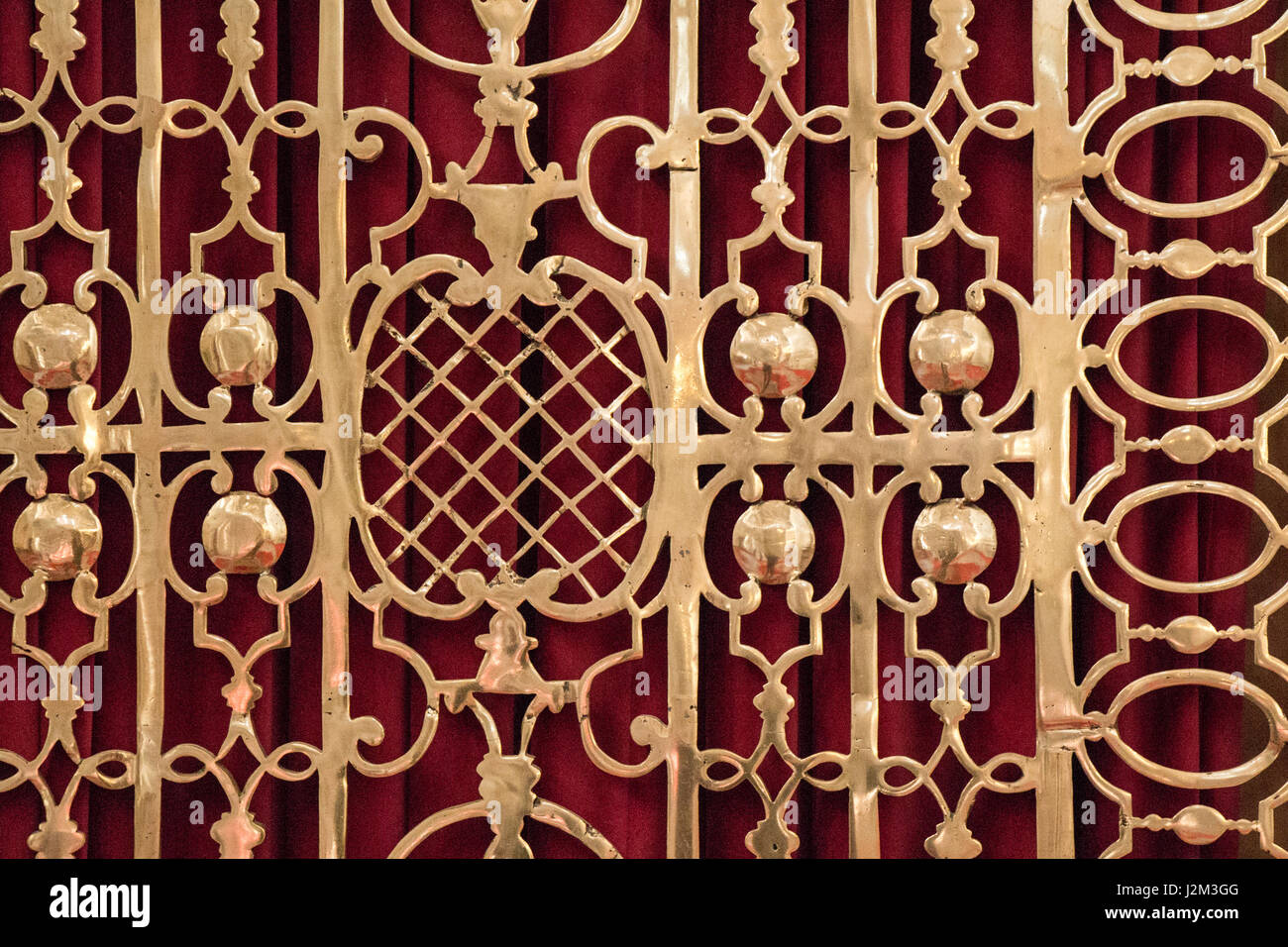 Example of Ottoman art patterns applied on metals Stock Photo - Alamy