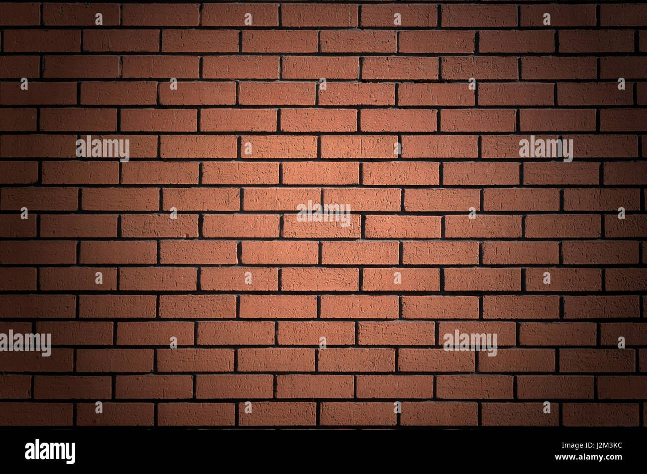 Red bricks wall textured background with vignette effect Stock Photo ...