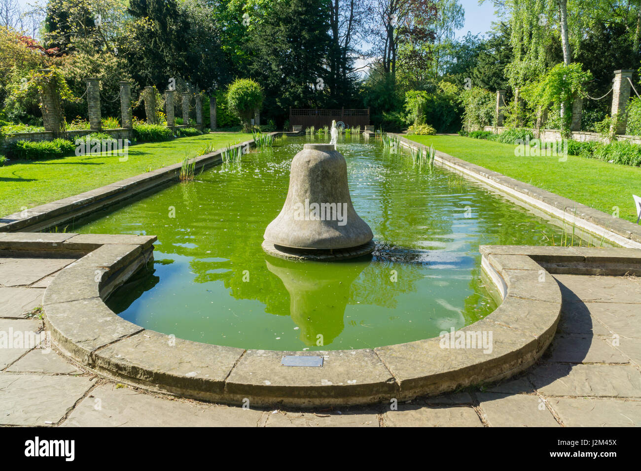 water display in a park at springtime, UK Stock Photo - Alamy