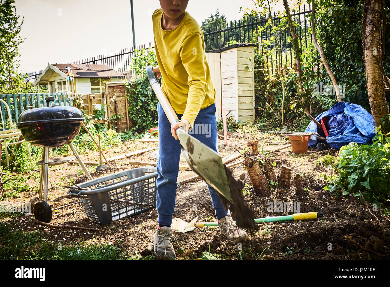 Kid Digging High Resolution Stock Photography and Images - Alamy