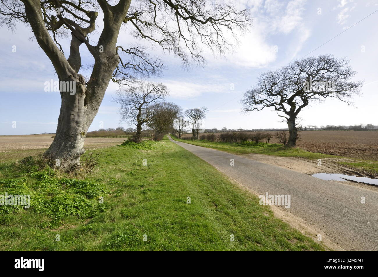 East from OS grid ref of Ringstead 715403 east of Ringstead, north-wes ...