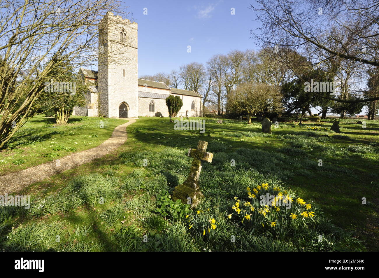 All Saints church Stanhoe Norfolk UK Stock Photo - Alamy